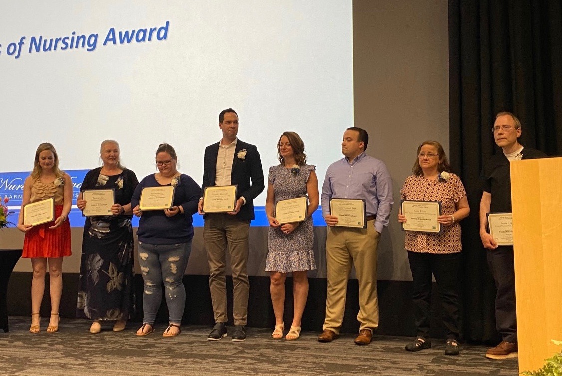 Dr. Hensel receives "Friends of Nursing" Award - Obstetrics & Gynecology