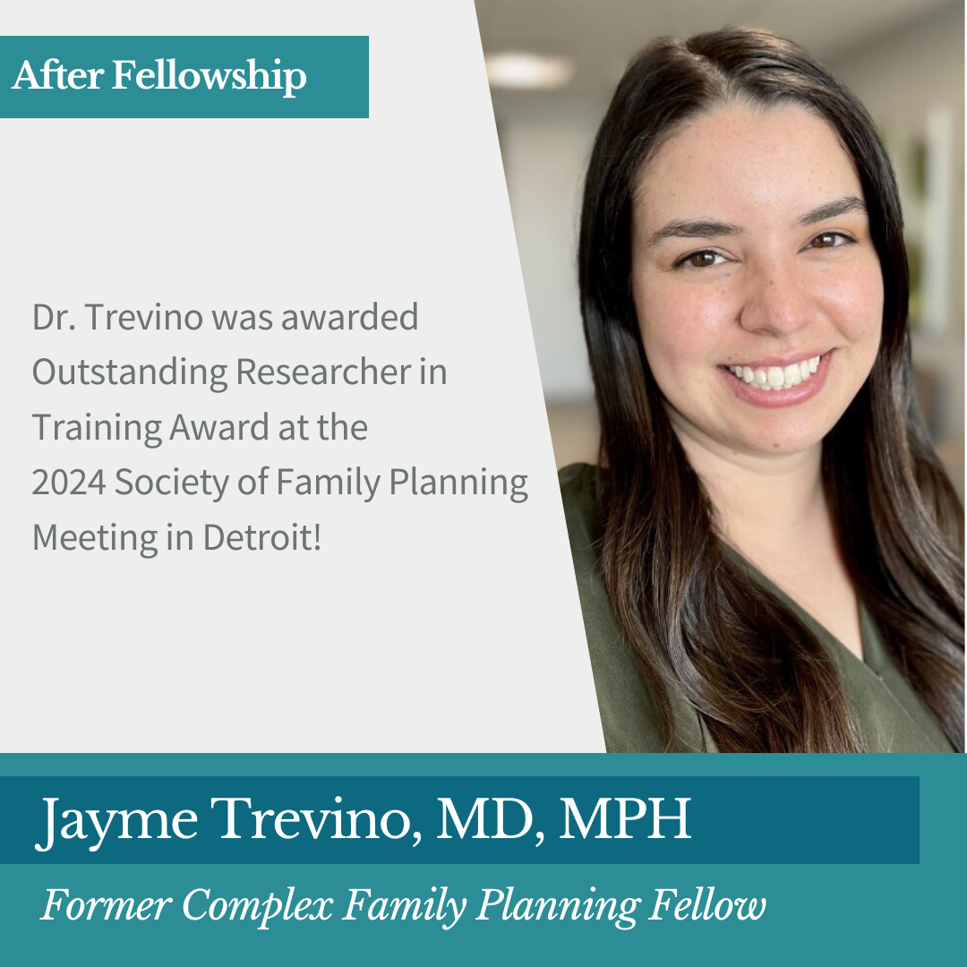 Former Fellow awarded at Meeting - Obstetrics & Gynecology