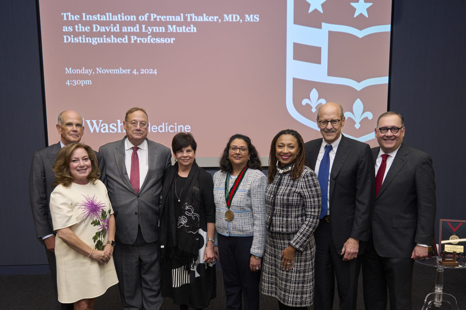 The Installation of Dr. Thaker as the David and Lynn Mutch ...