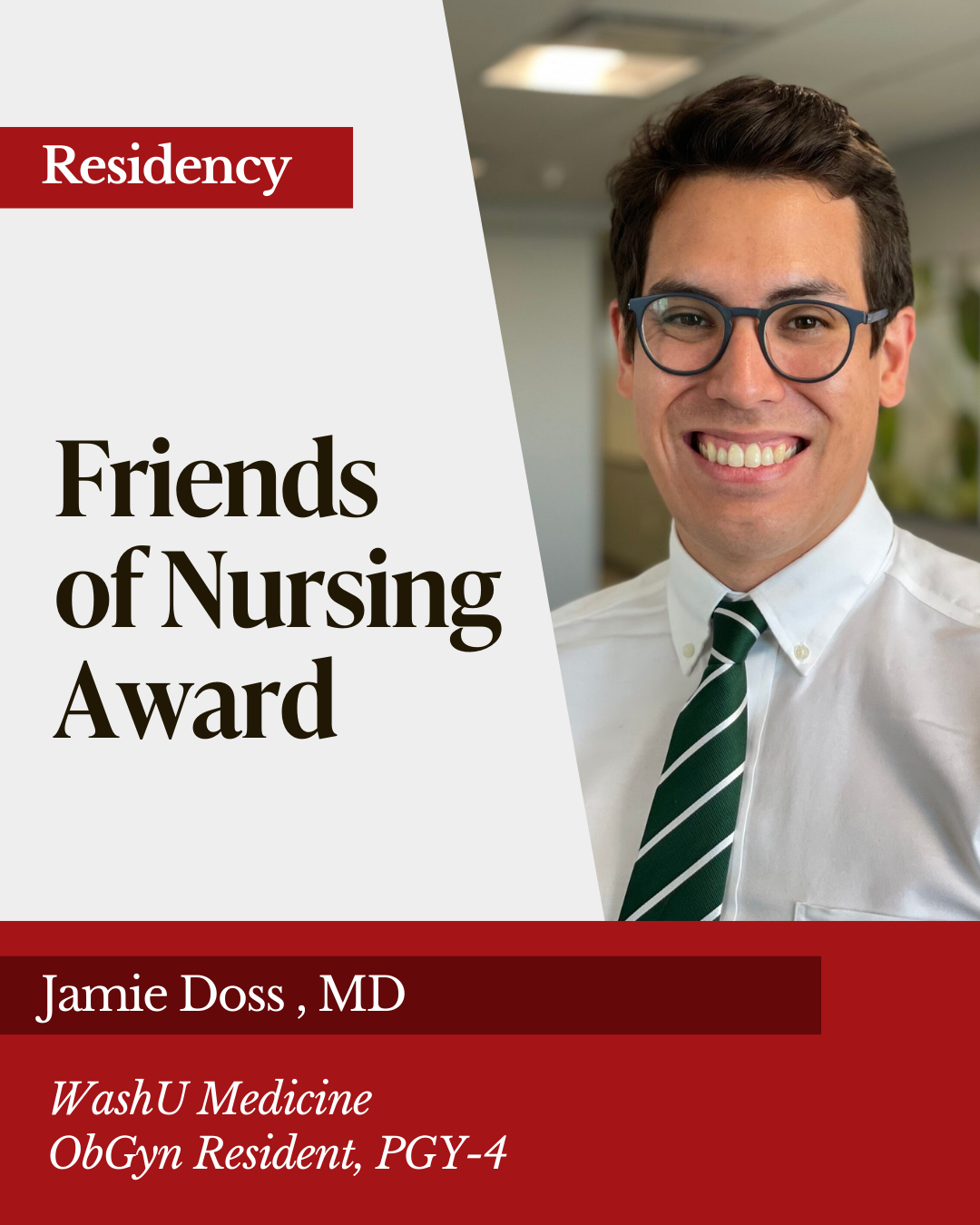Dr. Doss receives "Friends of Nursing" Award - Obstetrics & Gynecology